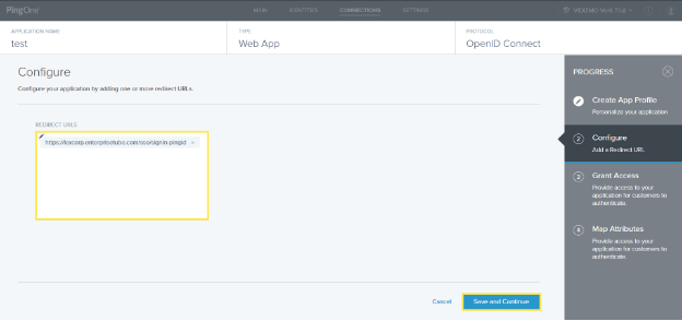How to configure SSO using Ping Identity